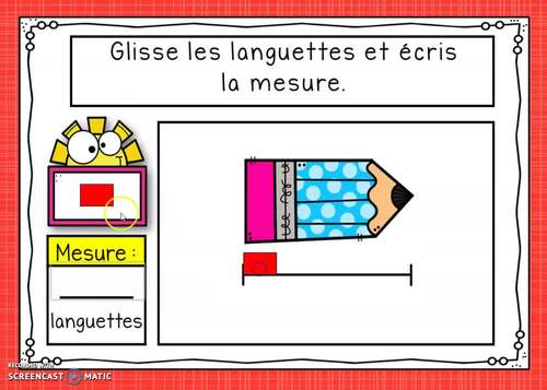 Mesure non-conventionnelle Boom Cards French distance learning by ...