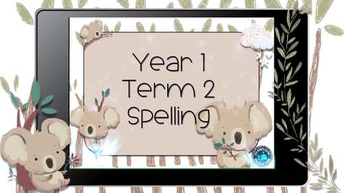 Grade 1 Term 2 Spelling- pack - no prep by Oceanview Resources