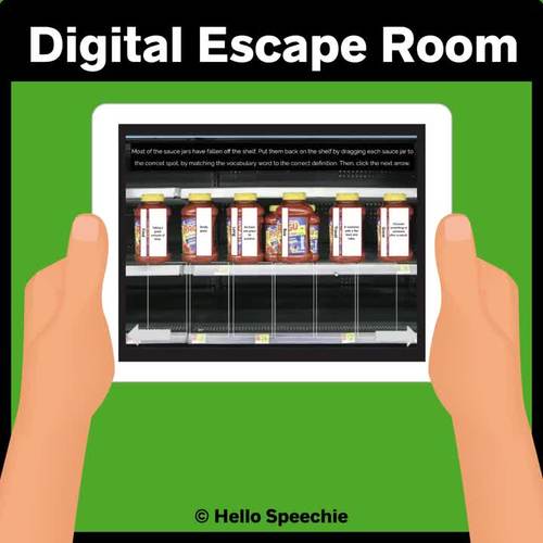 Digital Escape Room 1st and 2nd Grade Escaping 2020 by Hello Speechie