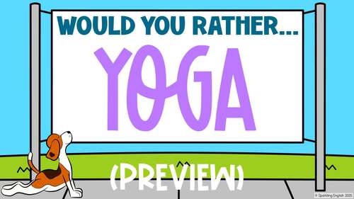 Would You Rather Yoga Activity - Fun Friday - Before Spring Break ...