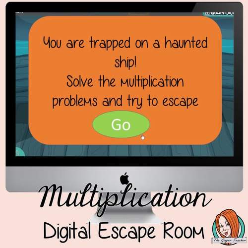 Multiplication Word Problems Escape Room by The Ginger Teacher | TpT