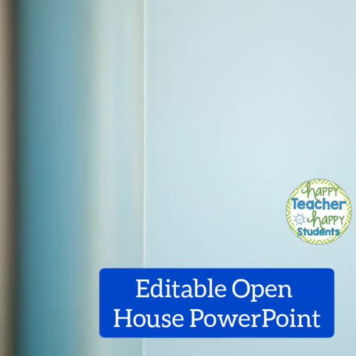 EDITABLE Open House PowerPoint | Parent Night PowerPoint | Polka Dot ...