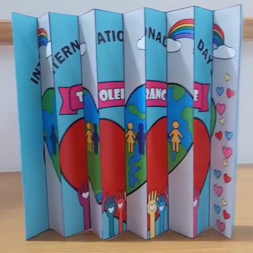 International Day of Tolerance Craft Agamograph/ Activities Craft ...