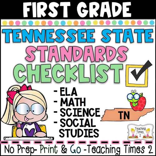 Tennessee State Standards First Grade Bundle by Teaching Times 2