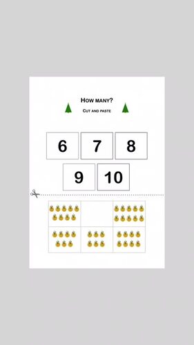 Preschool math pages by Imparosenzanoia | TPT