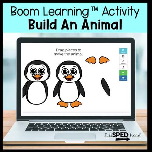 Build an Animal Boom™ Cards Activity by Full SPED Ahead -- Heather Cacioppo