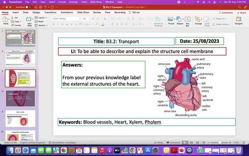 IB Biology: B3.2 Transport (first exams in 2025) by Engaging Science ...