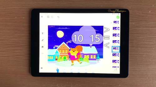 Comparing Numbers to 20 Math Games First & Second Grade Seesaw Activities