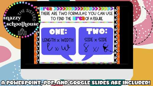 Finding Area PowerPoint | Print or Digital Versions | Google | | TPT
