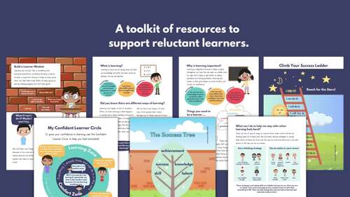Reluctant Learners Growth Mindset Support | Resilience | Learning Skills