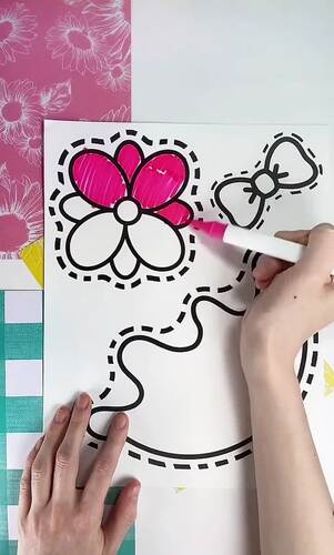 Mother Day Build a Ice Cream Craft May Spring Craftivity Cut & Paste ...