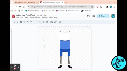 Create a Finn Design: Advanced STEAM Video Google Drawings Lesson ...
