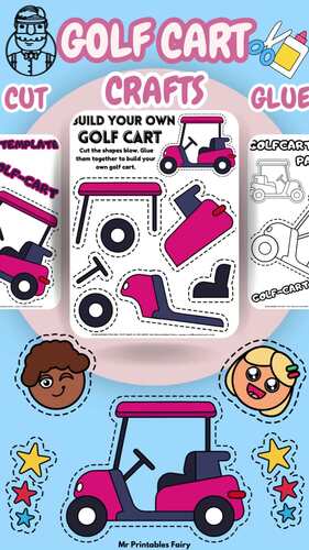 Golf Cart Craft | Vehicles and Transportation Crafts | Car Craft ...