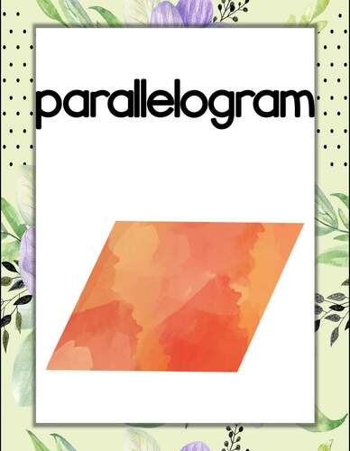 Modern Farmhouse 2D 3D Shape Posters Classroom Decor by Inside Inspiration