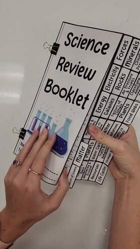 Science Review Booklet (Study, test prep, 4th-5th, foldable) | TPT