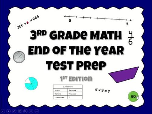 3rd Grade End of Grade Test Prep Game | End of Year Review by Teacher ...