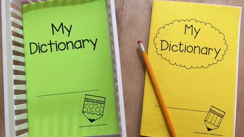 Student Dictionary Spelling Dictionary Personal Dictionary Sight Words List