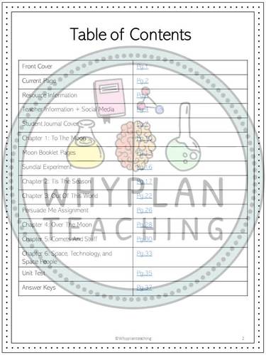 Grade 6 Science Earth And Space Unit Workbook - Ontario + Google Drive