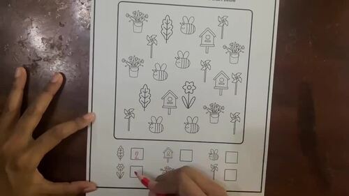 Counting Number to10 -Kindergarten math worksheets/ Spring Theme