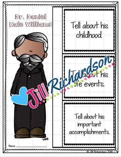 coloring pages of daniel hale williams