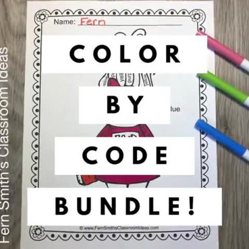 Color By Code Trolls Know Your Numbers and Know Your Colors Bundle