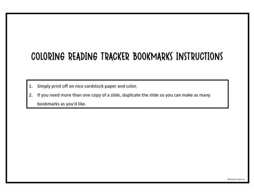 Coloring Monthly Reading Logs, October Coloring Bookmarks | TPT