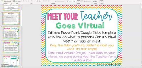 Meet the Teacher EDITABLE with Google Slides + Powerpoint by Primary by ...