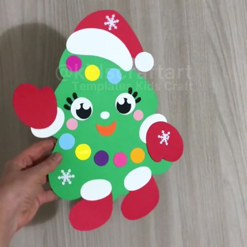 Christmas Tree Craft Bulletin Board Door Decor Decorations Crafts Hat ...