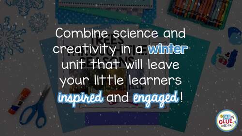 Winter Season Science Unit: Winter Activities & Crafts Kindergarten ...
