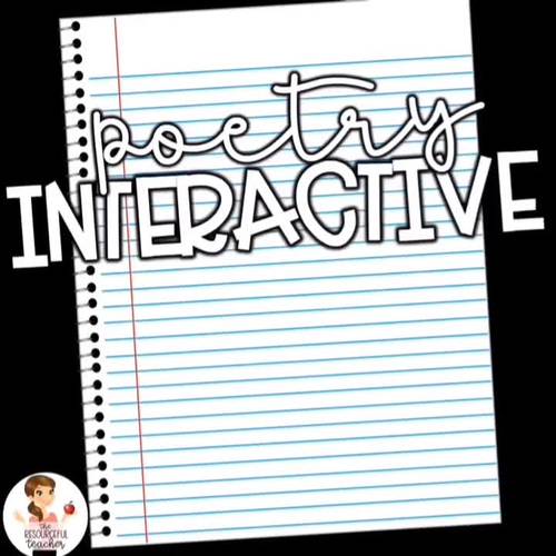 Poetry Writing Bundle with Interactive Notebook & Lapbook | TPT