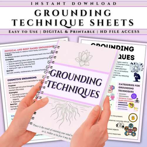 Grounding Techniques | Emotional Regulation & Anxiety Coping Skills ...