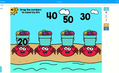 Skip Counting by 2s, 5s and 10s Math Games for Skip Counting Boom Cards