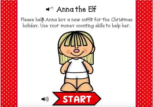 Counting Coins to $1 | Holiday Shopping with Elves (BOOM CARDS) by Tong ...