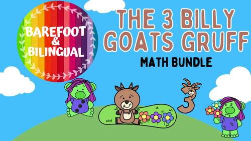 3 Billy Goats Gruff Math Clipart | Fairytale Clipart | TPT