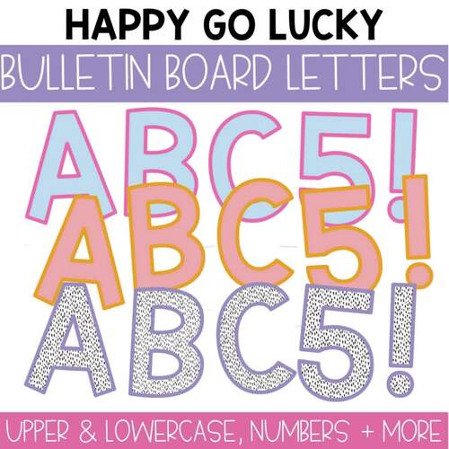 Bulletin Board Letters / Retro Groovy Bulletin Board Decor Kit | TPT