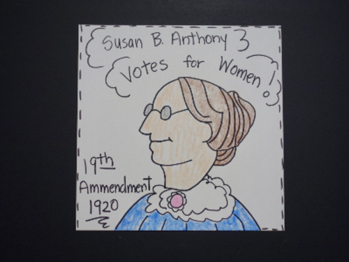 Let's Draw Susan B. Anthony! by Patty Fernandez Artist | TPT