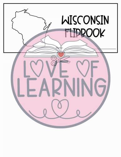 Wisconsin State Flipbook | Capital, Bird, Flower, Flag, Animal | State ...