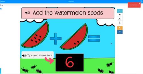 Adding Watermelon Seeds 0-10 Boom Cards™ Digital Task Cards | TPT