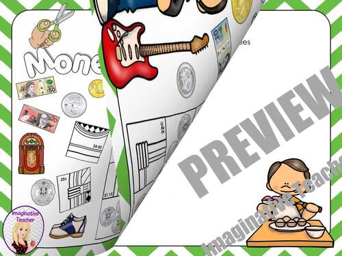 Cut, Paste and Complete - Money (Australian Currency) by Imaginative ...