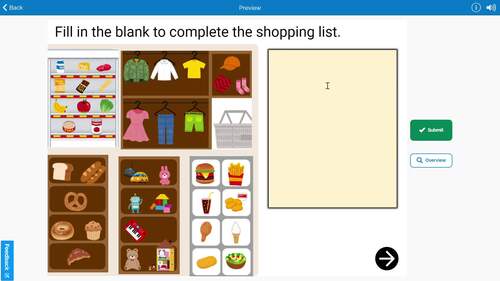 Shopping Pretend Play Boom Cards (Supermarket, bakery, toy, fashion ...