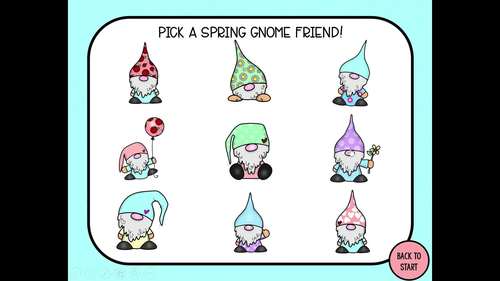Spring Gnomes Pre-Writing Strokes Digital Game by Pink Oatmeal | TPT