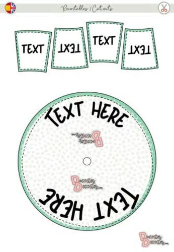 IKEA Wheel EDITABLE templates - Plantillas editables ruleta IKEA (Eng/Esp)