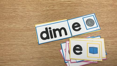 Long Vowels CVCe Word Builders by Tara West - Little Minds at Work