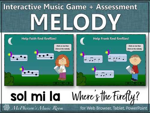 Solfege Game Elementary Music Game Activity + Assessment Sol Mi La ...