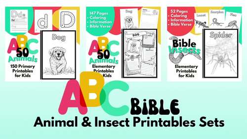 Animals in the Bible and God's Creation by Forget Him Knot | TPT