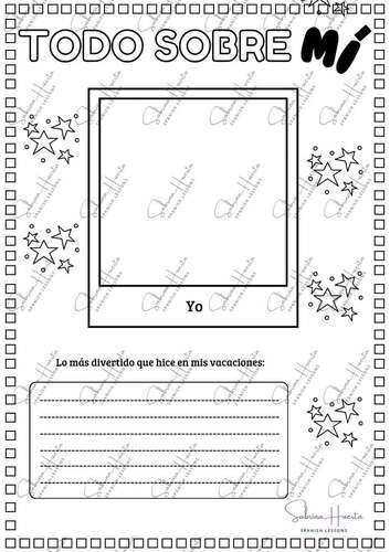 All about me in Spanish | Back to school activities in Spanish | Todo ...