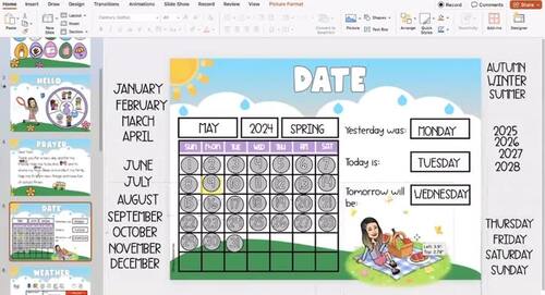 Spring Morning Meeting with Bitmoji by Bilingual Teacher Hive | TPT