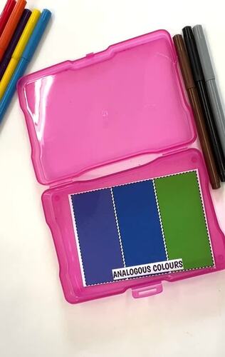 Elements of Art COLOR/ COLOUR THEORY Teaching Aid for basic and ...