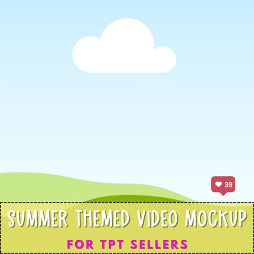 Seasonal-Themed Video Product Preview Templates for TPT Sellers by ...