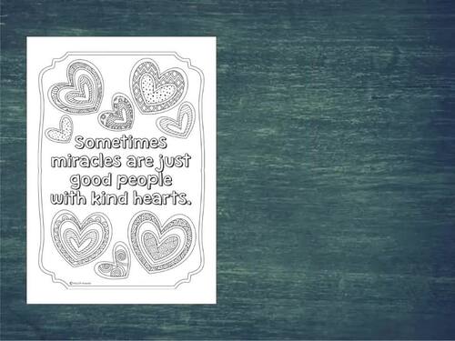 Kindness Coloring Pages / Kindness Activities for Kids by RicLDP Artworks